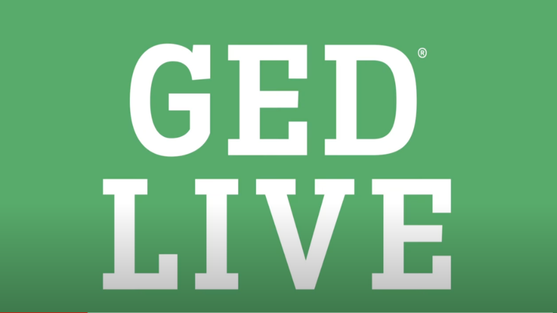 Online Classes - GED
